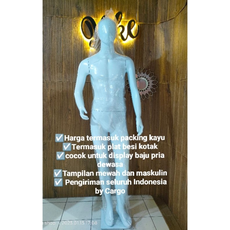 Jual manekin pria size bule/ big size 190cm | Shopee Indonesia