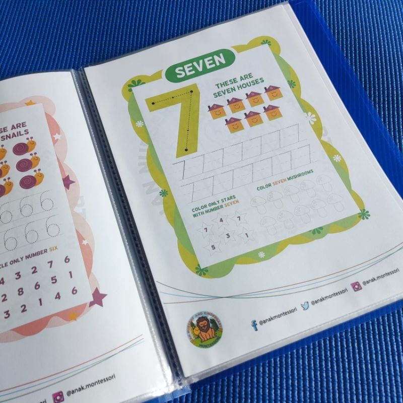 Jual worksheet wipe and clean activity book anak montessori usia 3-4 ...