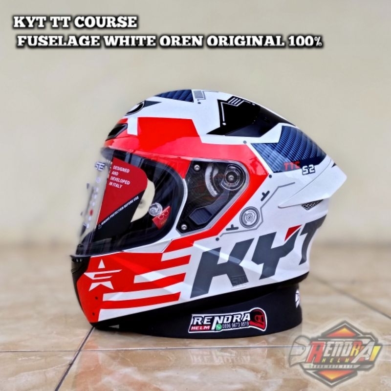 Jual HELM KYT TT COURSE MOTIF FUSELAGE. 100% ORIGINAL | Shopee Indonesia