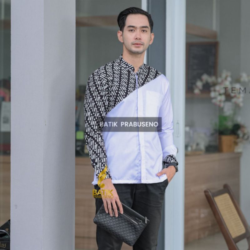 Jual Hasbi Kemeja Batik Pria Lengan Panjang Original Prabuseno Baju ...