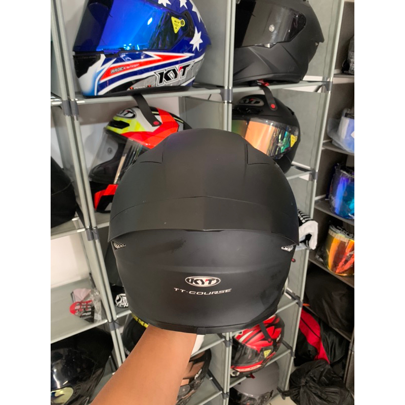 Jual Helm Kyt ttc hitam kondisi second masih mulus | Shopee Indonesia