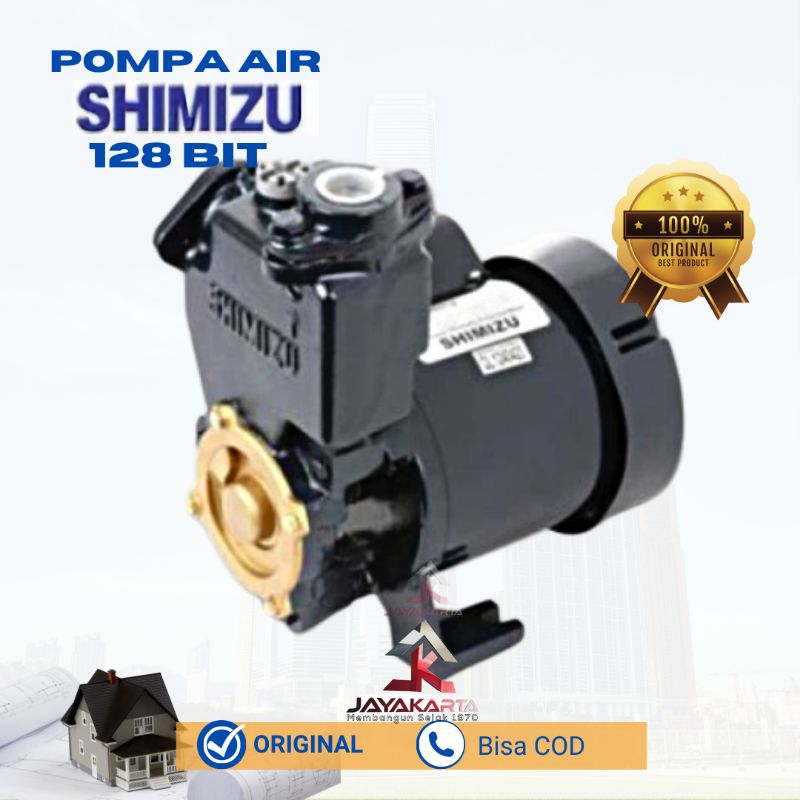 Jual Shimizu PS-128 BIT Pompa air 125W Untuk Sumur Dangkal | Shopee ...