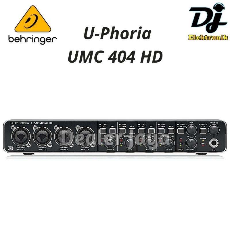 Jual Soundcard Behringer UMC 404 HD / UMC 404HD / UMC404HD | Shopee ...