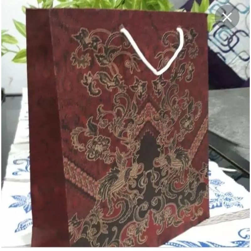 Jual (12pcs) Paper bag motif batik | Shopee Indonesia
