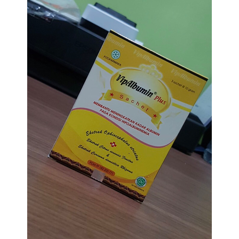 Jual VIP ALBUMIN / vipalbumin / 3 sachet / suplemen | Shopee Indonesia