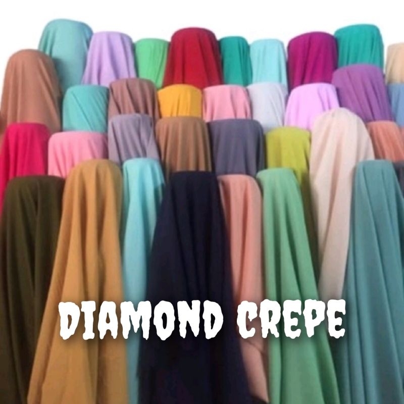 Jual Kain Diamond Crepe Premium Grade a | Shopee Indonesia