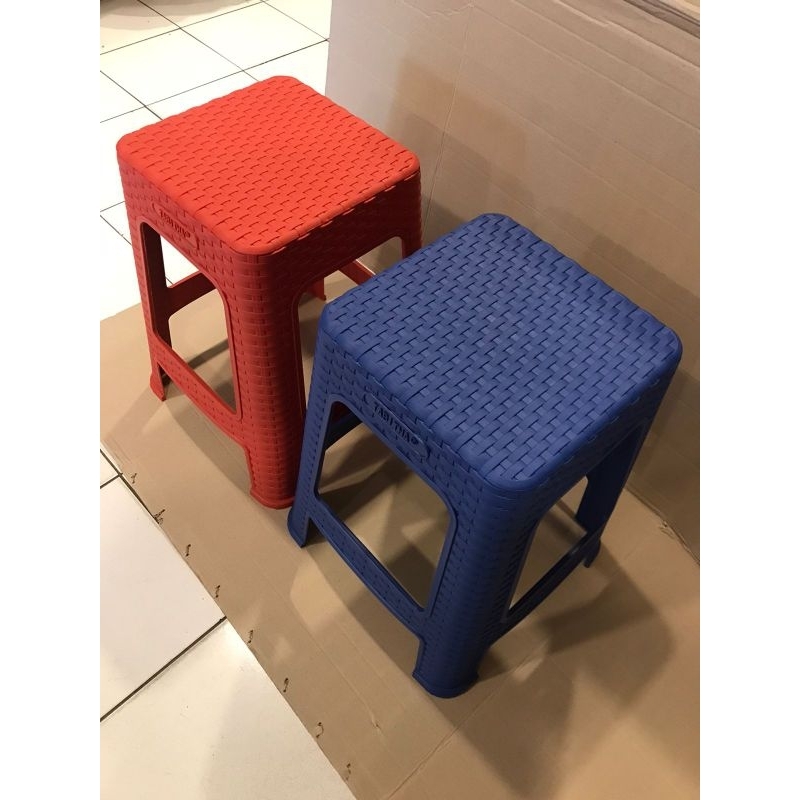Jual Bangku plastik/kursi baso motif anyam tabitha | Shopee Indonesia