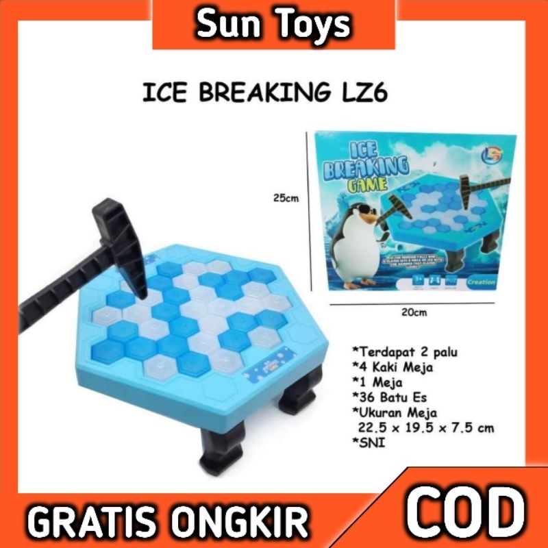 Jual Mainan Anak Ice Breaking Dus LZ6 Mainan PINGUIN traps | Shopee ...