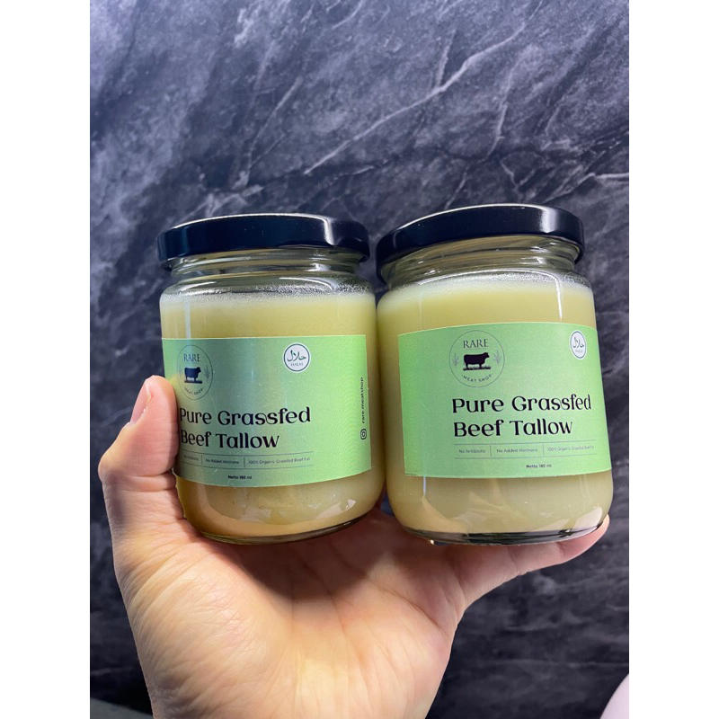 Jual Pure grassfed beef tallow jar 180ml | Shopee Indonesia
