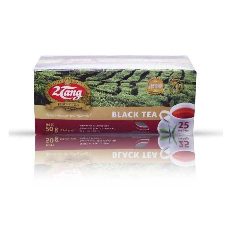 Jual Teh 2 TANG Kotak BLACK TEA isi 25 - Beli Banyak = Makin Murah ...