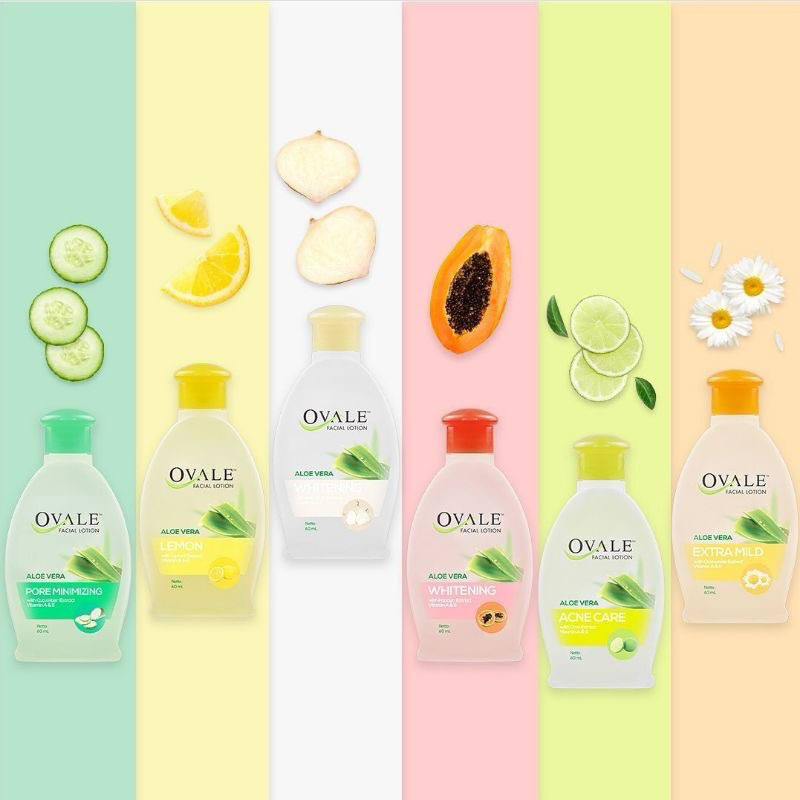 Jual OVALE 2IN1 facial lotion ,200ml.100ml.60ml | Shopee Indonesia