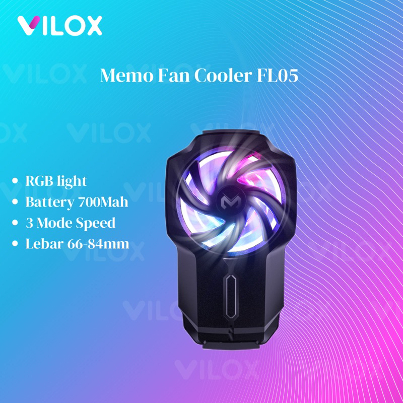 Jual fl 05 fl05 memo fan cooler cooling kipas pendingin game gaming hp ...