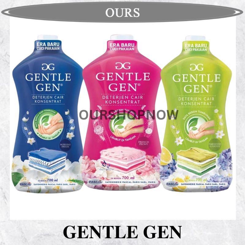 Jual Detergen cair Gentle Gen Morning Breeze 750ml / 700ml deterjen ...