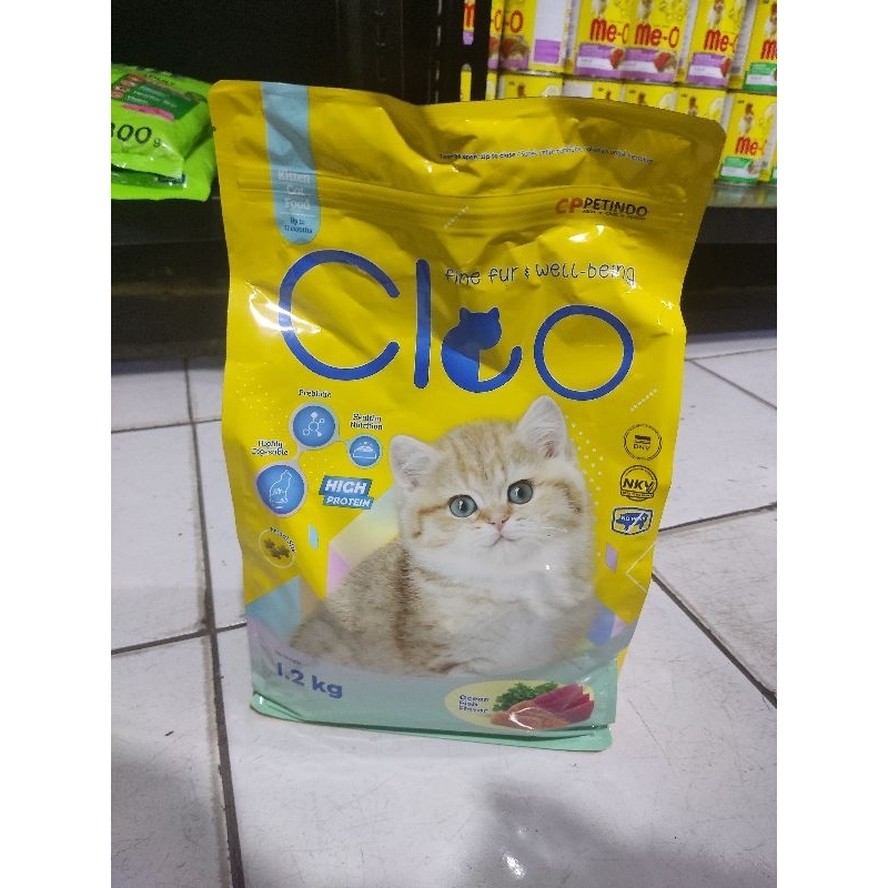 Jual cleo kitten cat food 1,2kg ocean fish flavour | Shopee Indonesia