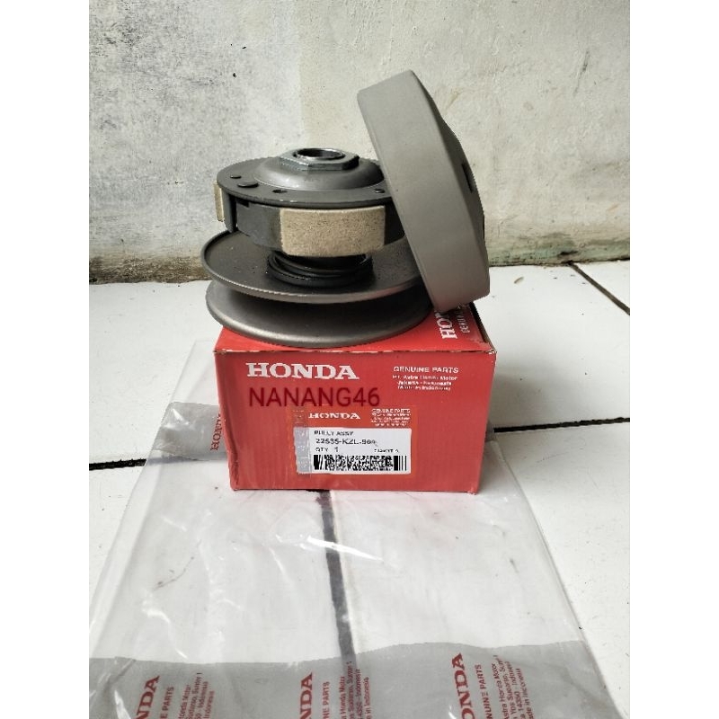 Jual PULLY ASSY HONDA BEAT FI SCOOPY FI SPACY FI KODE-KZL-K25 | Shopee ...