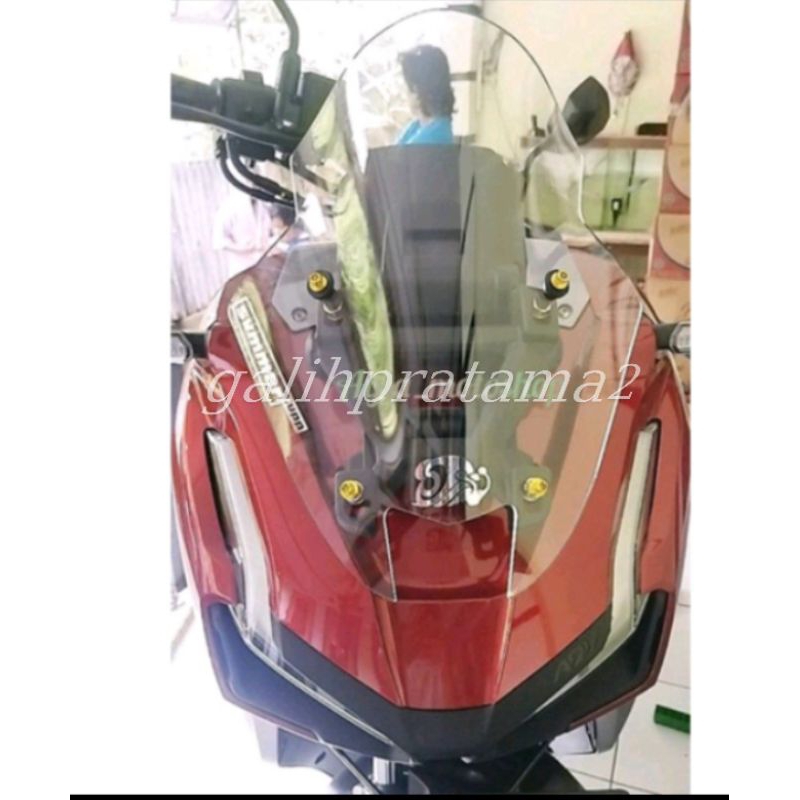 Jual WINDSHIELD HONDA ADV 150 TIPE TDR MINI TEBAL 4 MILI VISOR KACA ...