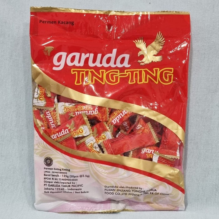 Jual Ting-Ting Garuda - Permen Ting-Ting Kacang (125 gr) | Shopee Indonesia