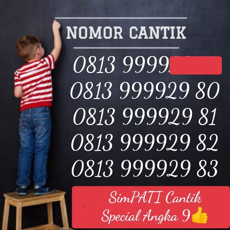 Jual SIMPATI CANTIK ANGKA KWARTED 9 ANGKA BESAR MANTAB EKOR ANGKA BESAR ...