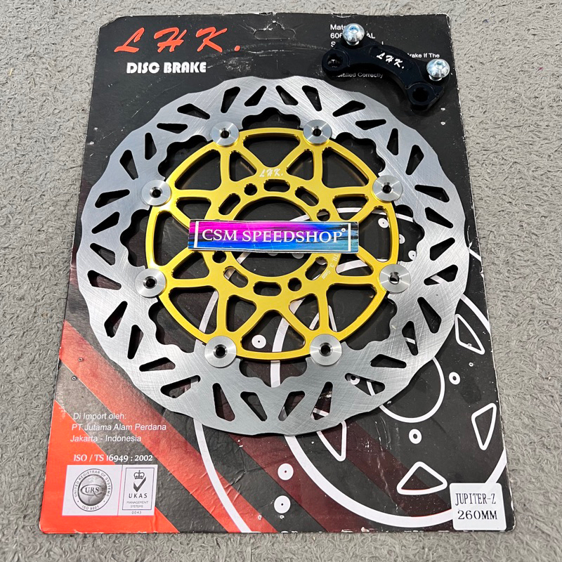 Jual Piringan Cakram Disk LHK 260mm Floating Stainless Jupiter Z Z1 MX ...