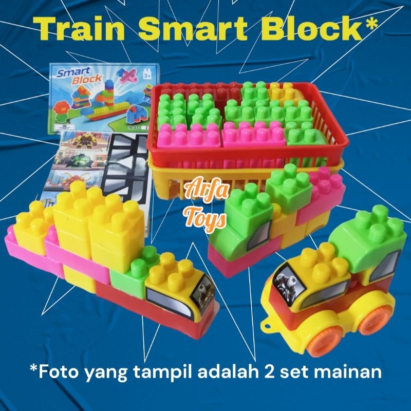 Jual Train Smart Block Balok Jumbo Kereta Bahan Plastik | Shopee Indonesia