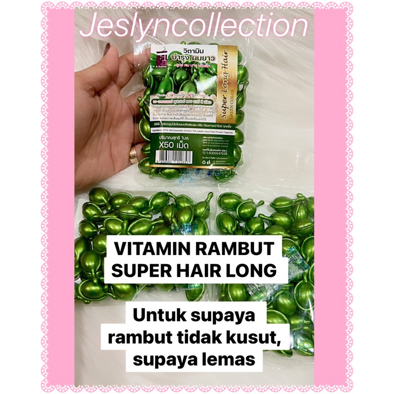 Jual VITAMIN RAMBUT SUPER LONG HAIR ORIGINAL THAILAND | Shopee Indonesia