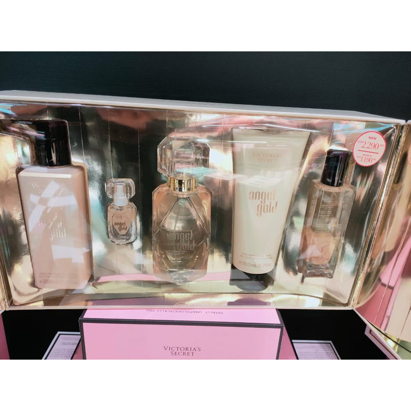Jual PAKET GIFT VICTORIA SECRET ANGEL GOLD | Shopee Indonesia