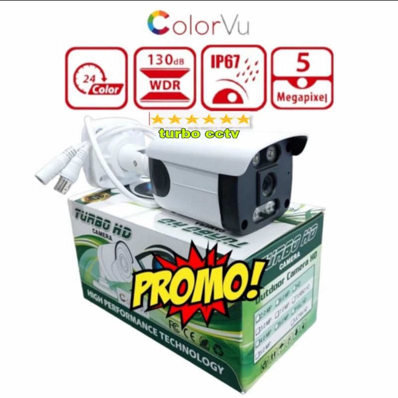 Jual CAMERA CCTV OUTDOOR COLORVU 5MP 1080P TURBO HD IC SONY | Shopee ...