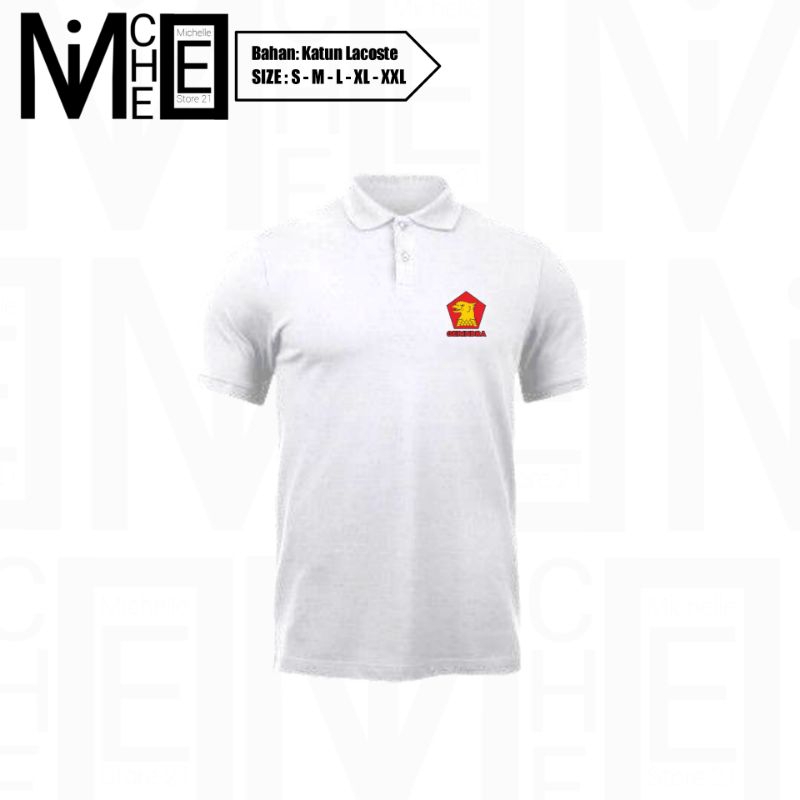 Jual KAOS POLO GERINDRA SIMPEL DADA | Shopee Indonesia