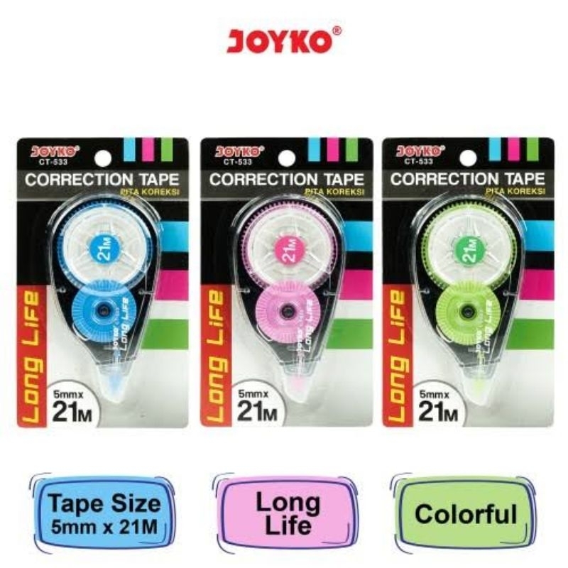 Jual Tipex Kertas Joyko 21M CT-533 | Shopee Indonesia