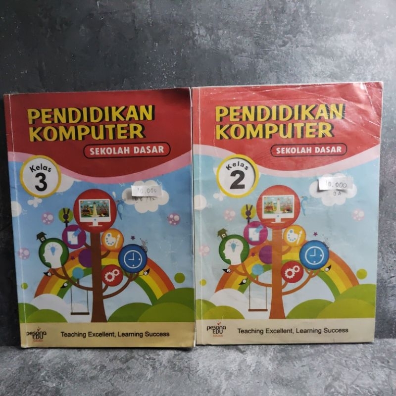 Jual Buku Pendidikan Komputer kelas 2, 3, II, III, SD, Pesona Edu ...