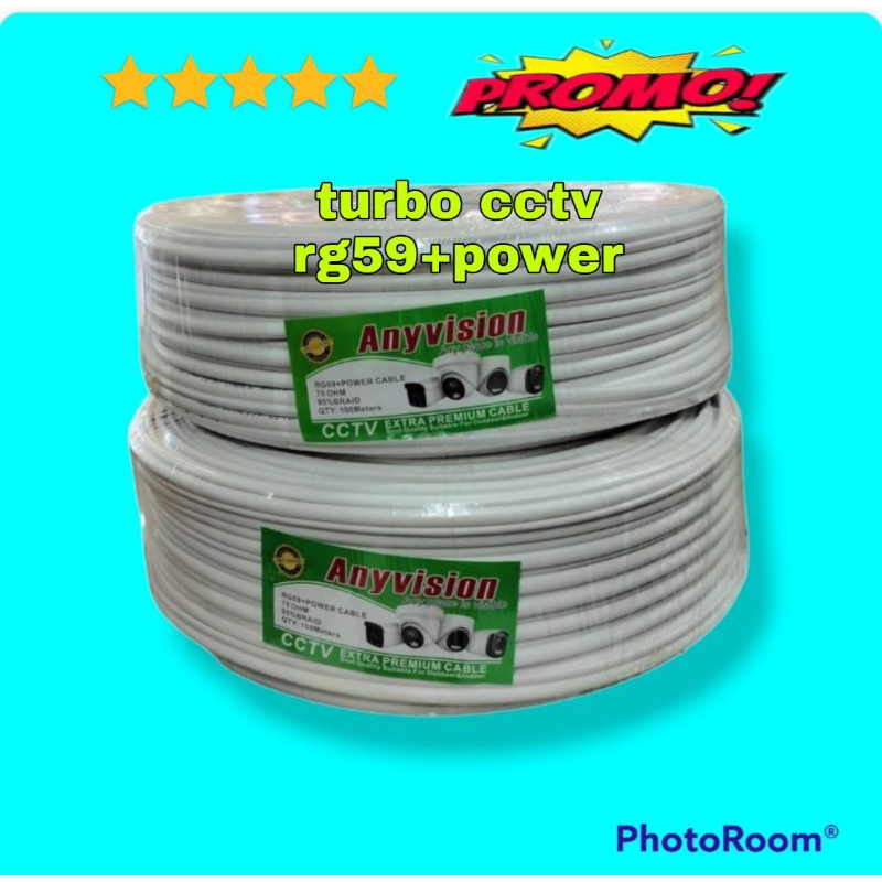 Jual KABEL CCTV RG59 PLUS POWER 100M GOOD QUALITY | Shopee Indonesia