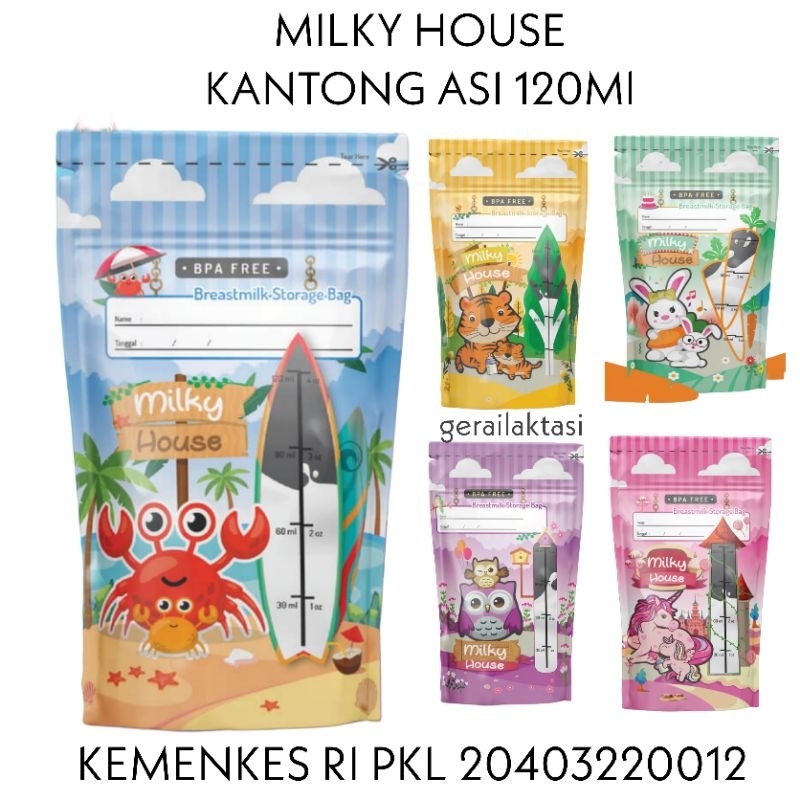 Jual Milky House Kantong ASI 120ml - Kantong ASI Murah | Shopee Indonesia