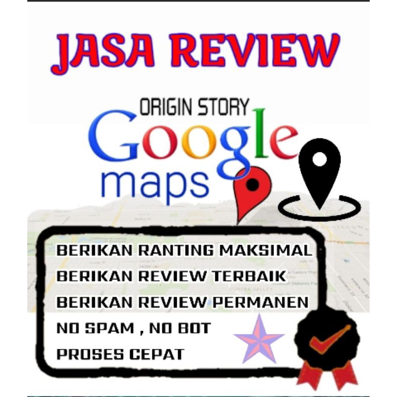 Jual jasa ulasan gogel maps | review gogel maps | Shopee Indonesia