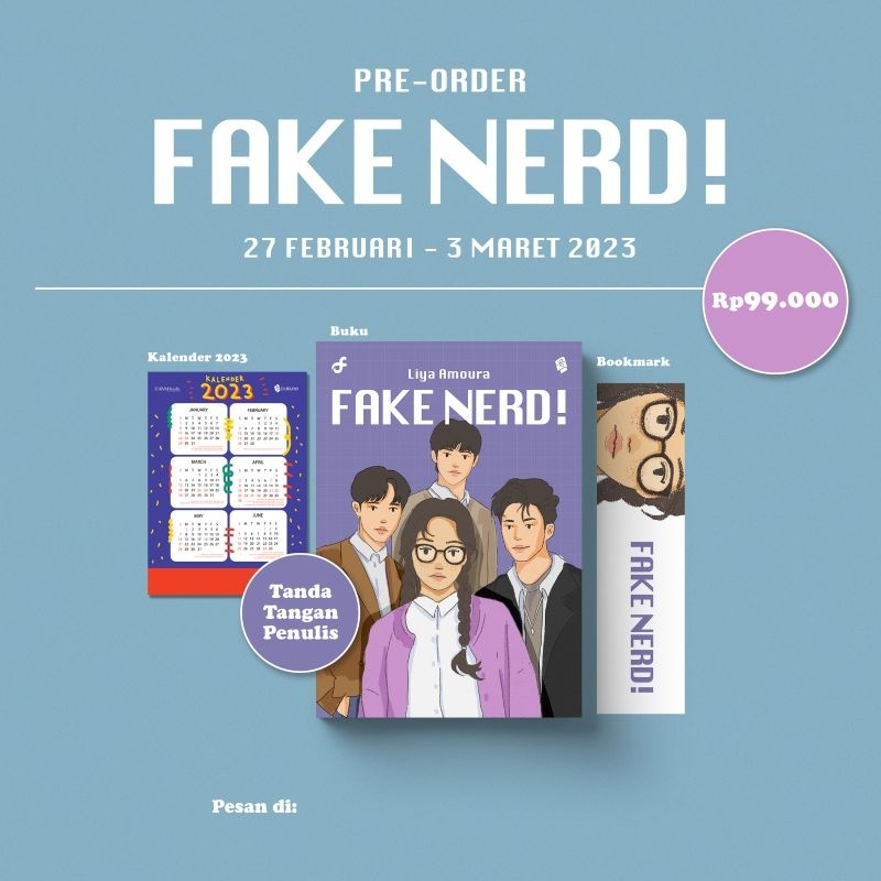 Jual Buku Novel Fake Nerd - Liya Amoura - Bukune - Bumifiksi | Shopee Indonesia