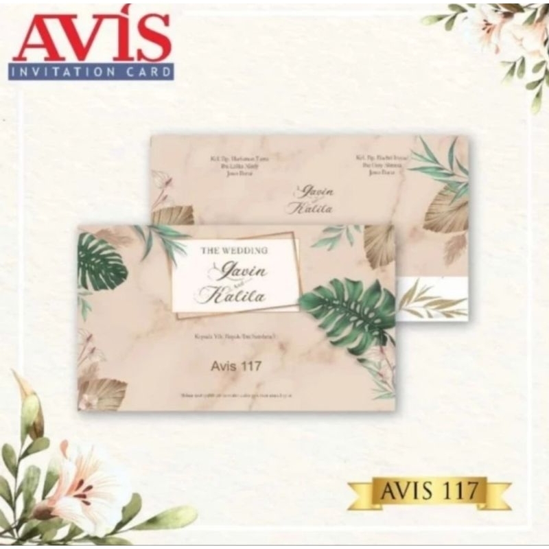 Jual Undangan Pernikahan | AVIS 117 | AVIS 118 | AVIS 119 | AVIS 120 ...