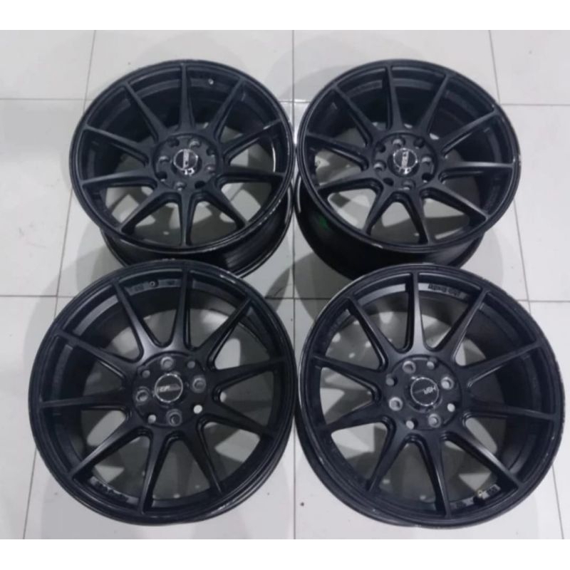 Jual Velg Mobil Bekas Tampilan Concave Racing Shinjuku HSR Ring 16 Lebar 7/8 Hole 4 x 100 dan 4 ...