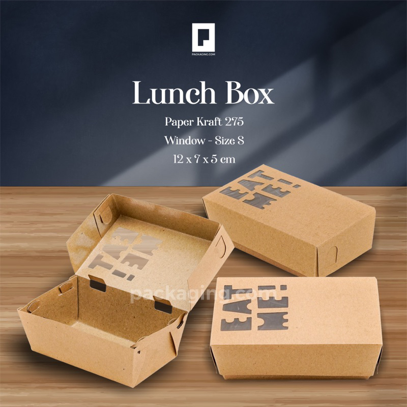 Jual Lunch Box Size S / Lunchbox Ukuran 12x7x5 cm/ Lunch Box Paper ...