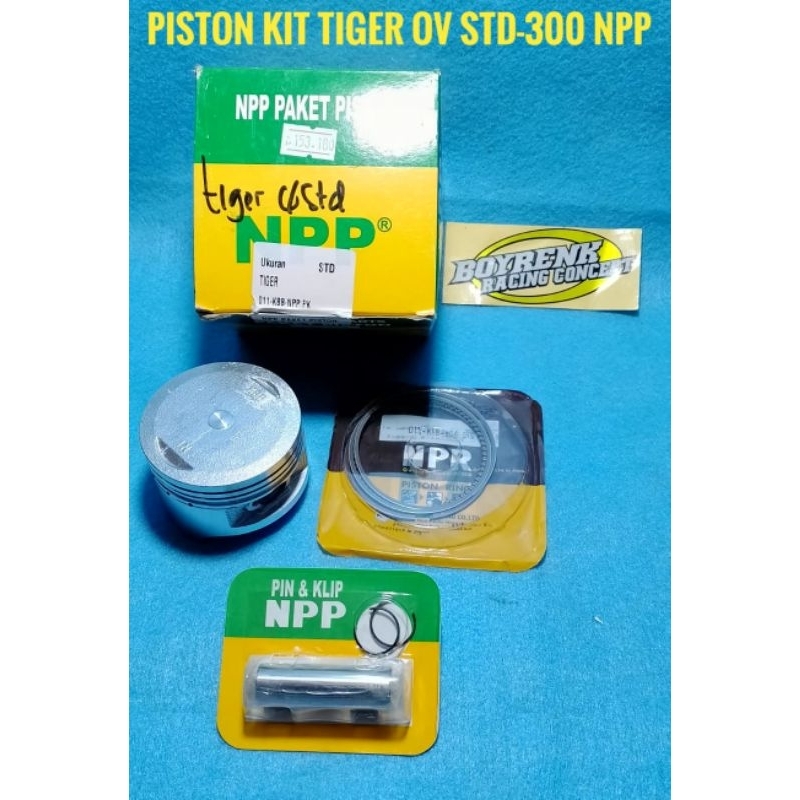 Jual PISTON KIT SEHER SEKER TIGER OVERSIZE STD 50 100 150 200 250 300 ...