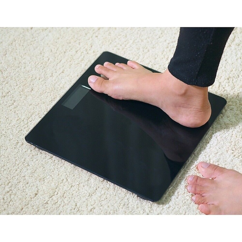 Jual Timbangan Badan Digital Kaca Scale Black Hitam Free Baterai 180kg ...