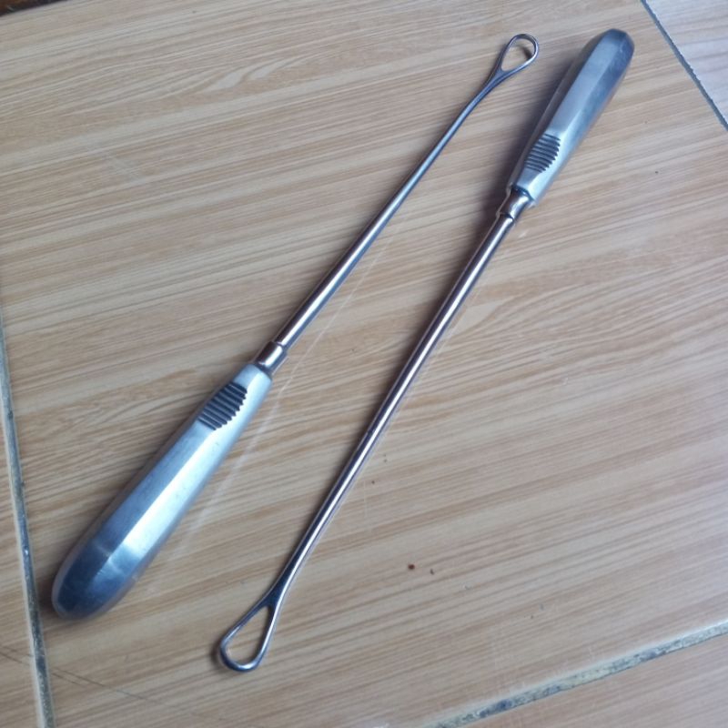 Jual Sendok Kuret Uterine Curette no 4 panjang 25 cm / Alat sendok ...