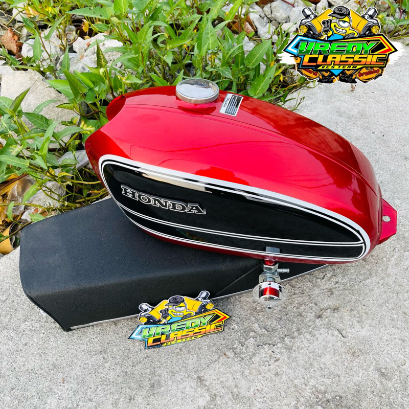 Jual tengki cb 125 set tutup set kran tirev set jok cb amplas dan ...