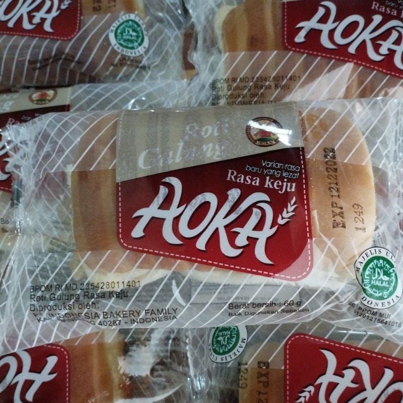 Jual roti aoka all varian roti sandwich roti gulung keju selai viral ...