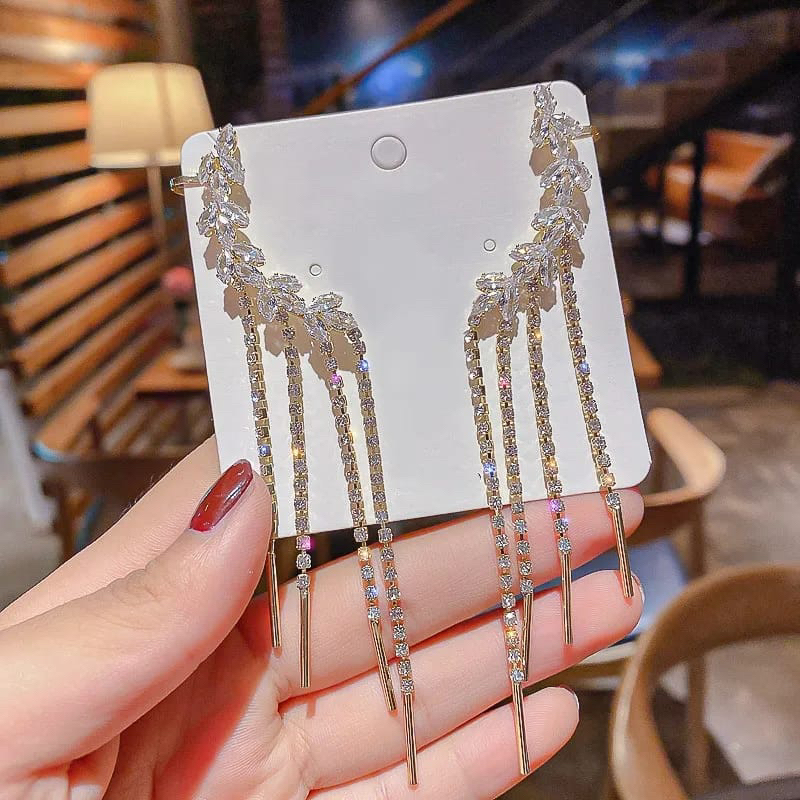 Jual Anting Tindik Rumbai Pesta Drop Earring Party Earring | Shopee ...