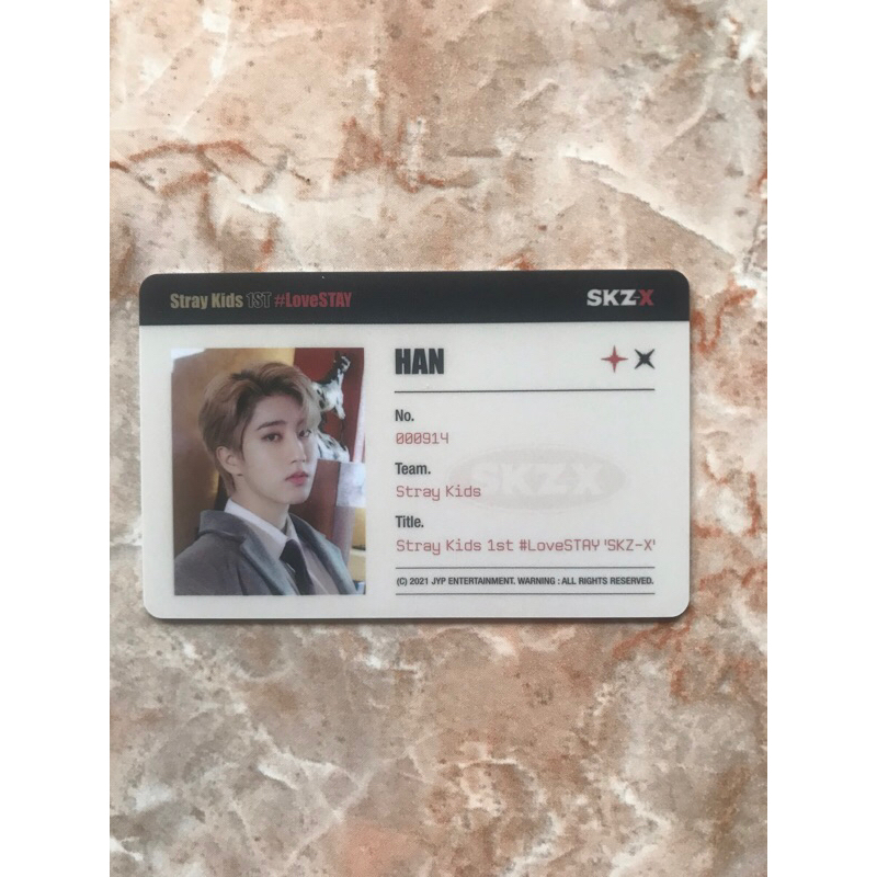 Jual ID Card SKZ-X Han Stray Kids | Shopee Indonesia