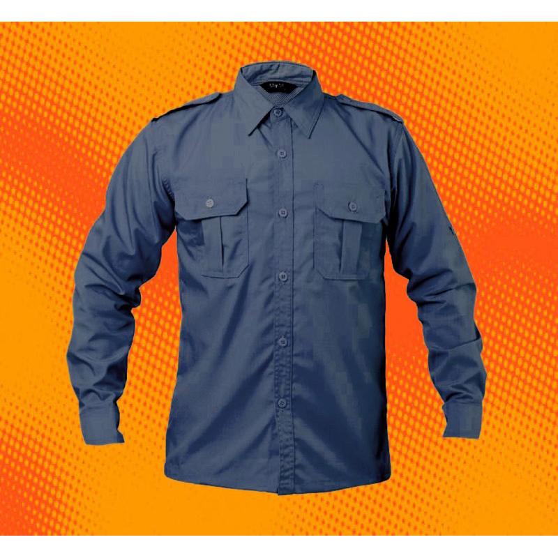 Jual KEMEJA PDL/PDH POLOS SERAGAM PRIA WANITA LENGAN PANJANG | Shopee ...