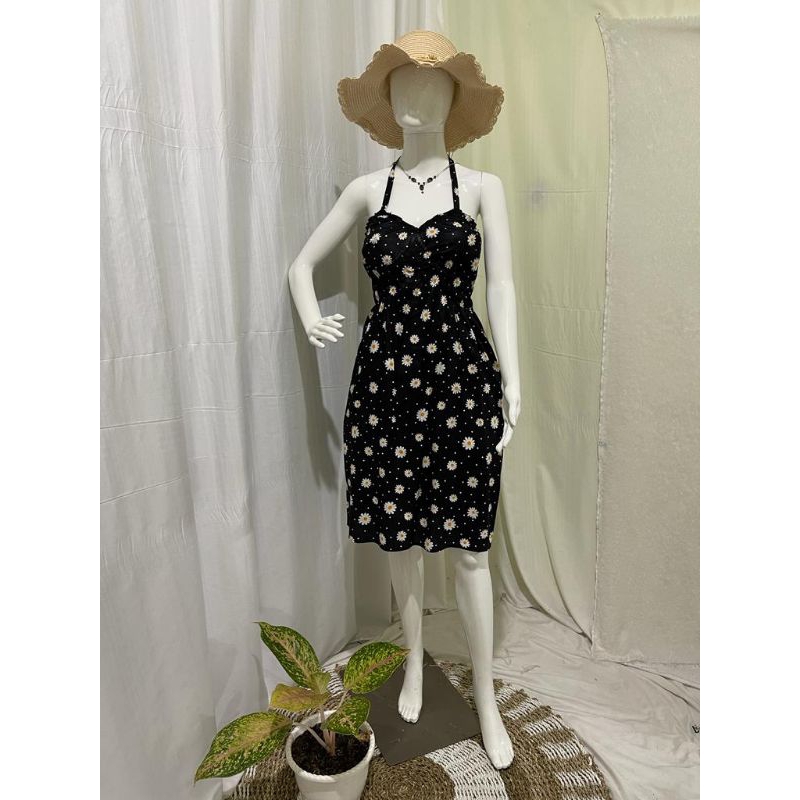 Jual Dress/daster midi Yunisara daster kerut dada solo daster sexy ...