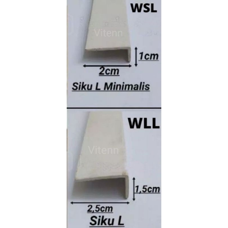 Jual lis siku PVC / Lis tangga / Lis parket isi 2,4meter putih | Shopee ...