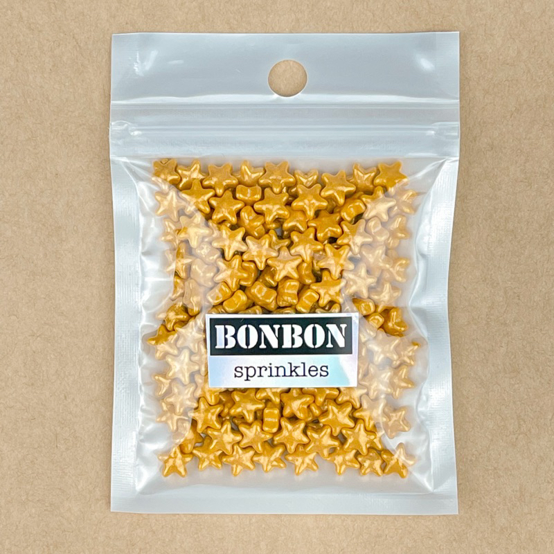 Jual Sprinkle bintang warna gold silver 20gr | Shopee Indonesia