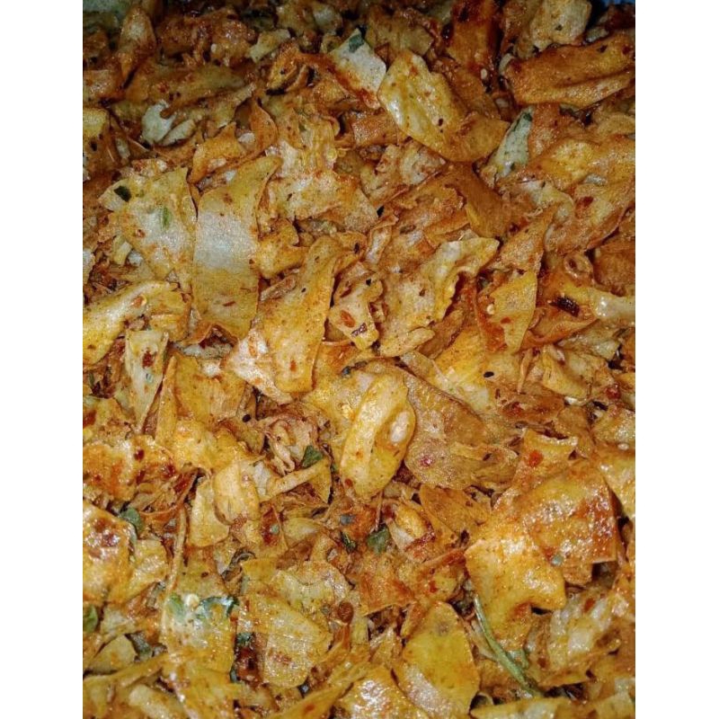 Jual keripik keriwil/keripik legends extra pedas daun jeruk 500g ...