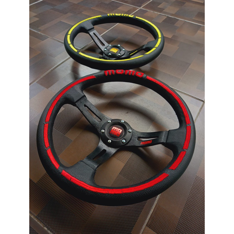 Jual Stir Racing Mobil Momo Drifting 14 inch universal | Shopee Indonesia